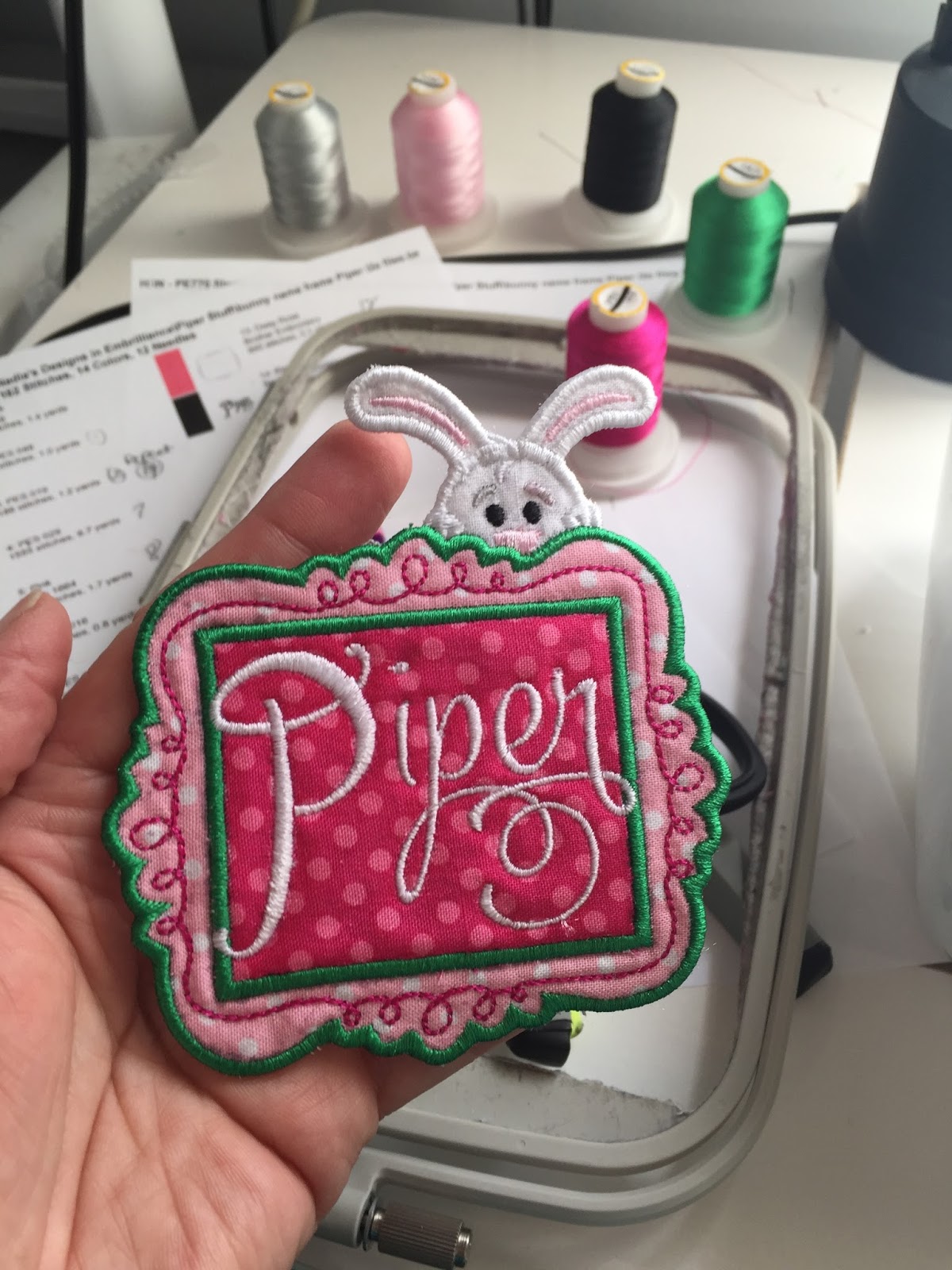 With Glittering Eyes: Making Embroidered Patches and Combining Parts of ...