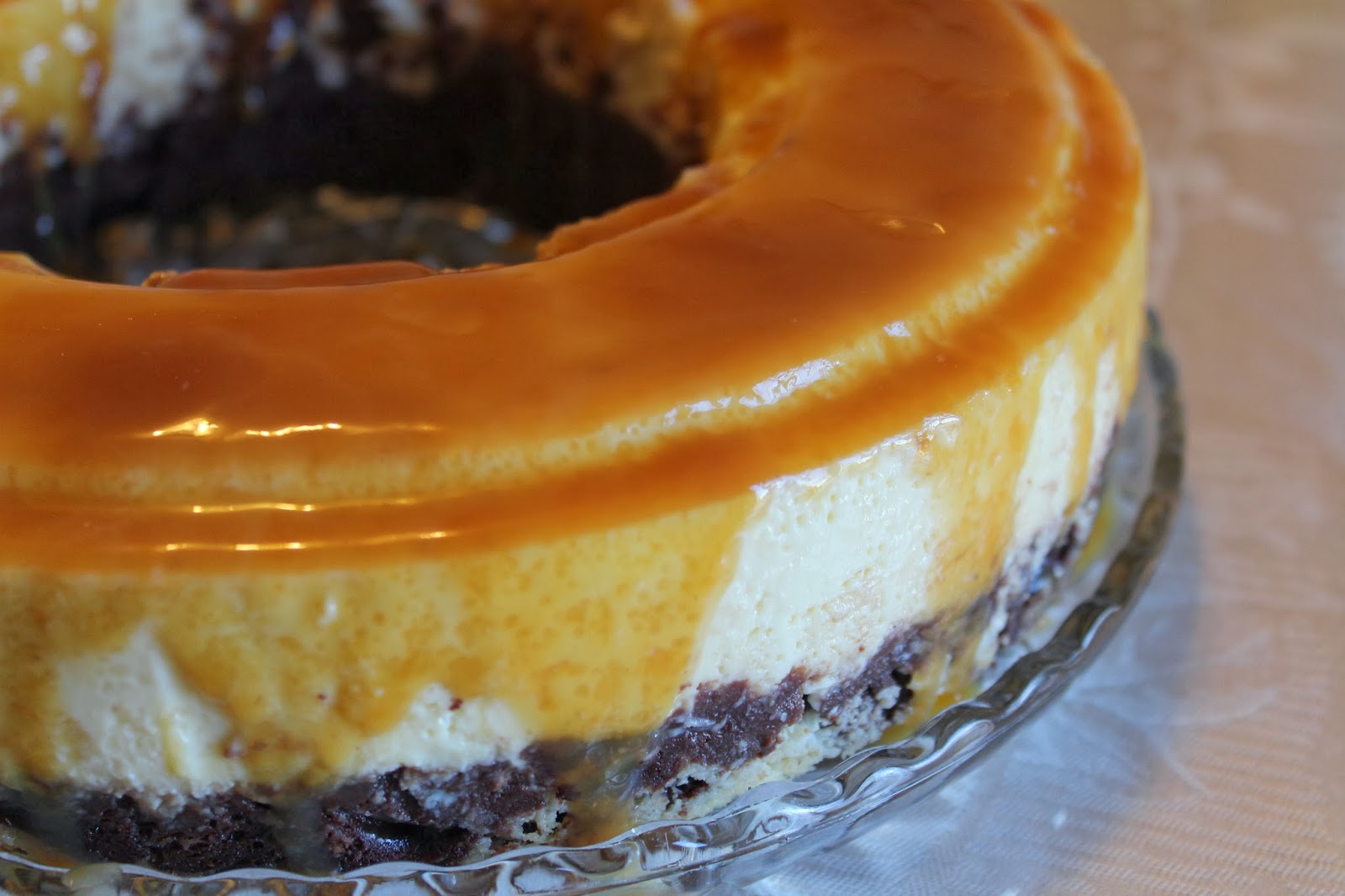 Blog as you Bake: Magic Chocolate Flan Cake