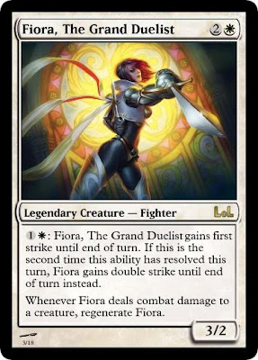 Bob's MTG Created Card Blog: Bob - LoL Card of the Day: Fiora