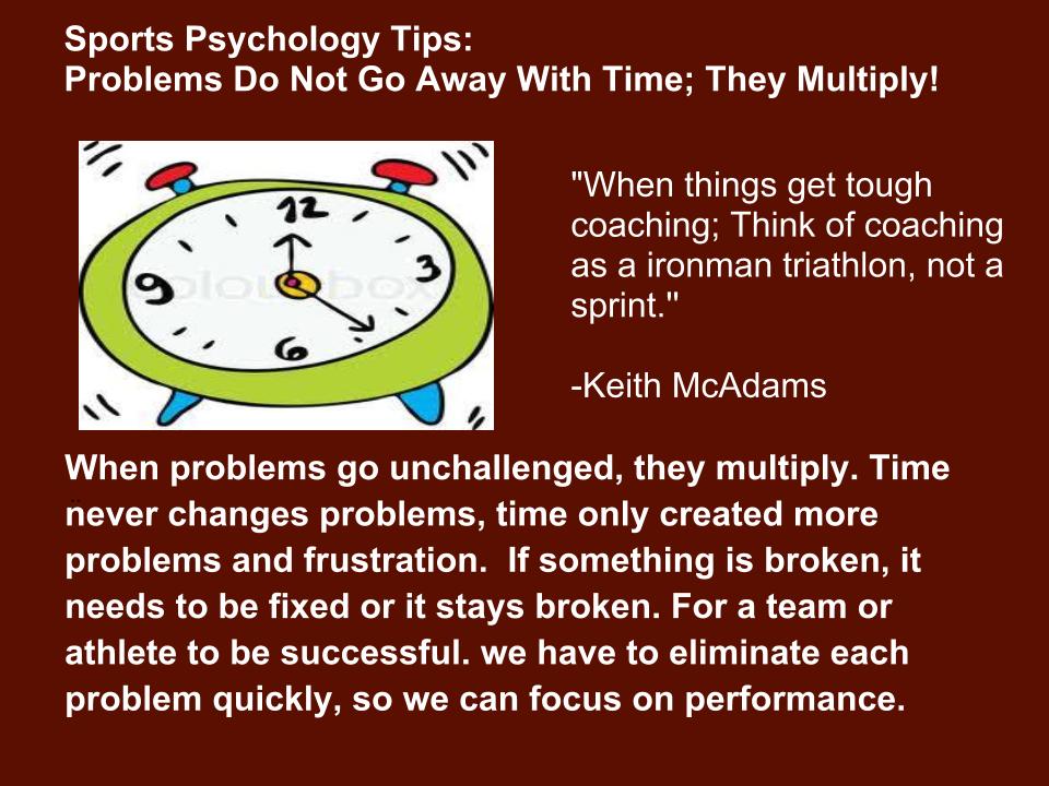 Keith McAdams Coaching Tips: Sports Psychology Tips