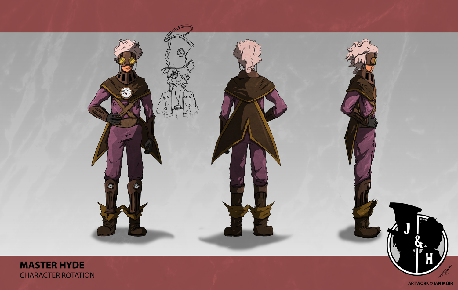 Ian's Sketchy Corner: Jekyll and Hyde Character Designs