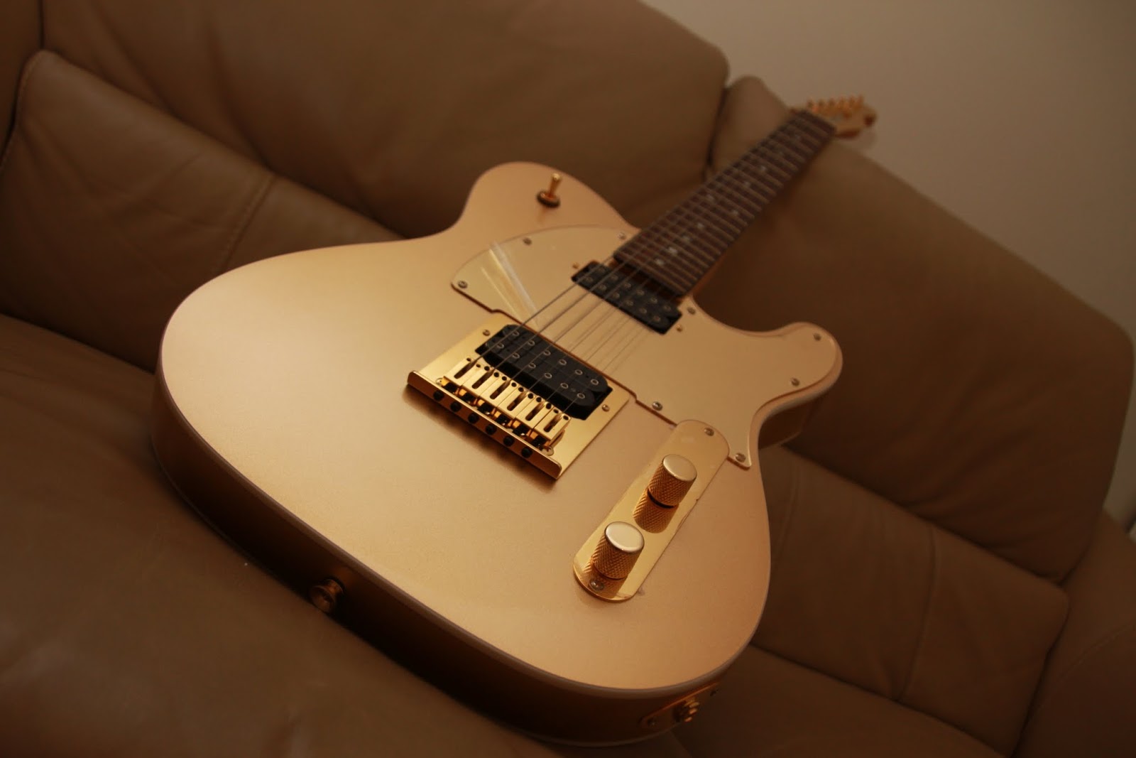 Squier J5 Telecaster Frost Gold