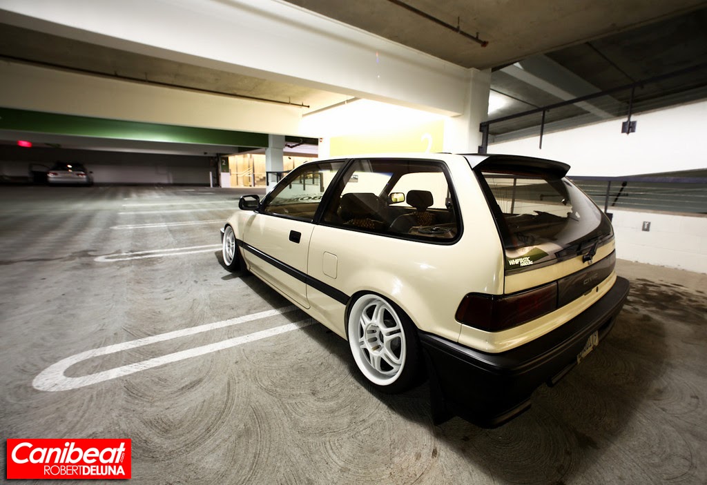 Tuning Field: Honda civic Rat style hood