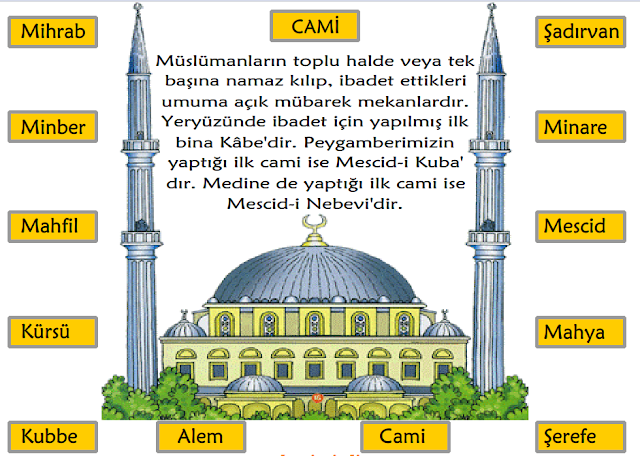 Caminin Bölümlerinin Resimleri ve Görevleri | Kunfeyekun