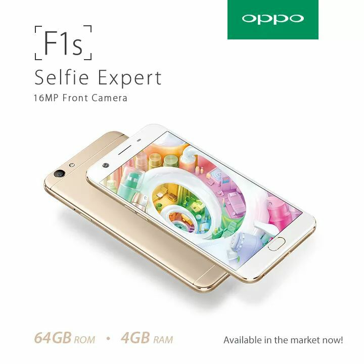 OPPO F1s 4GB variant now available. - Gizmo Manila