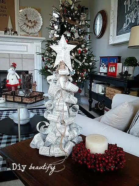 Paper Curl Christmas Trees - DIY Beautify - Creating Beauty at Home