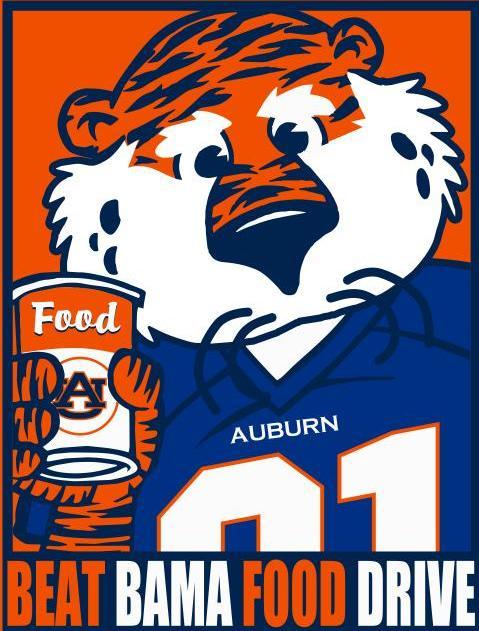 All Things Auburn!: Beat Bama Food Drive