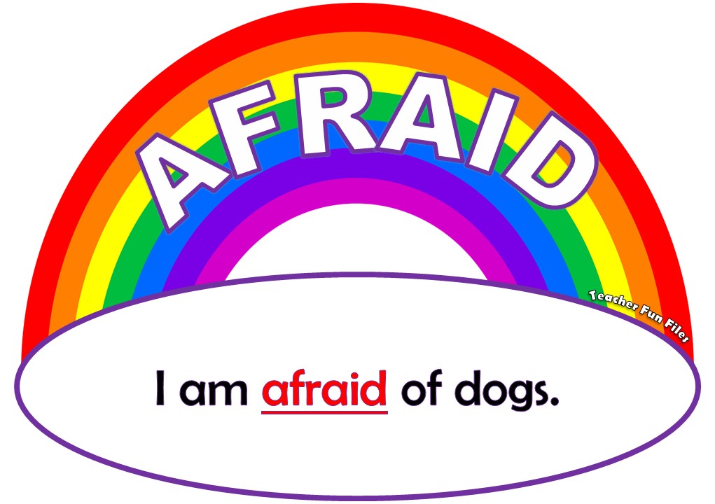 Teacher Fun Files: Rainbow Flashcards | Adjectives Used in Sentences