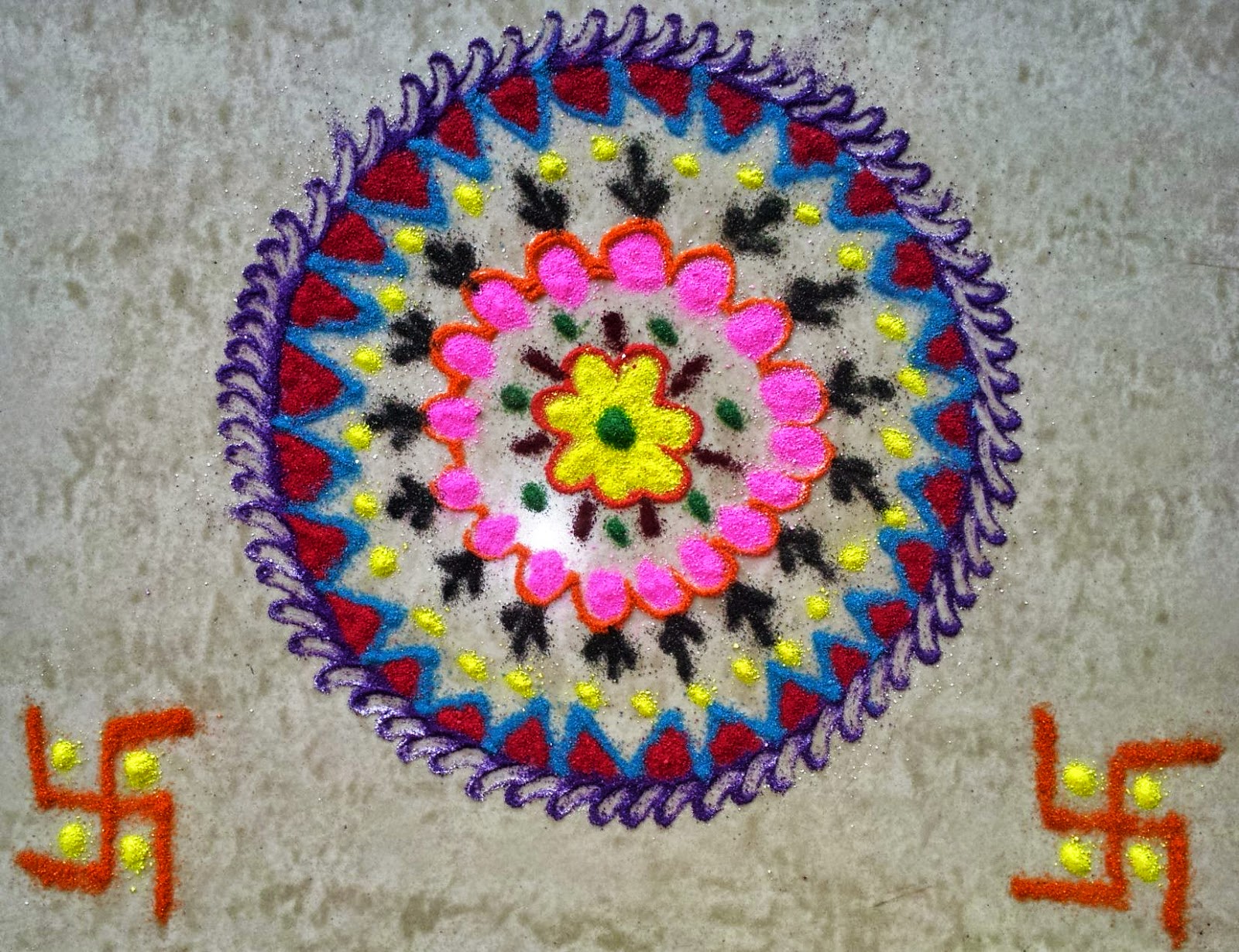 25+ Easy and Creative Rangoli Designs for Kids with Visuals
