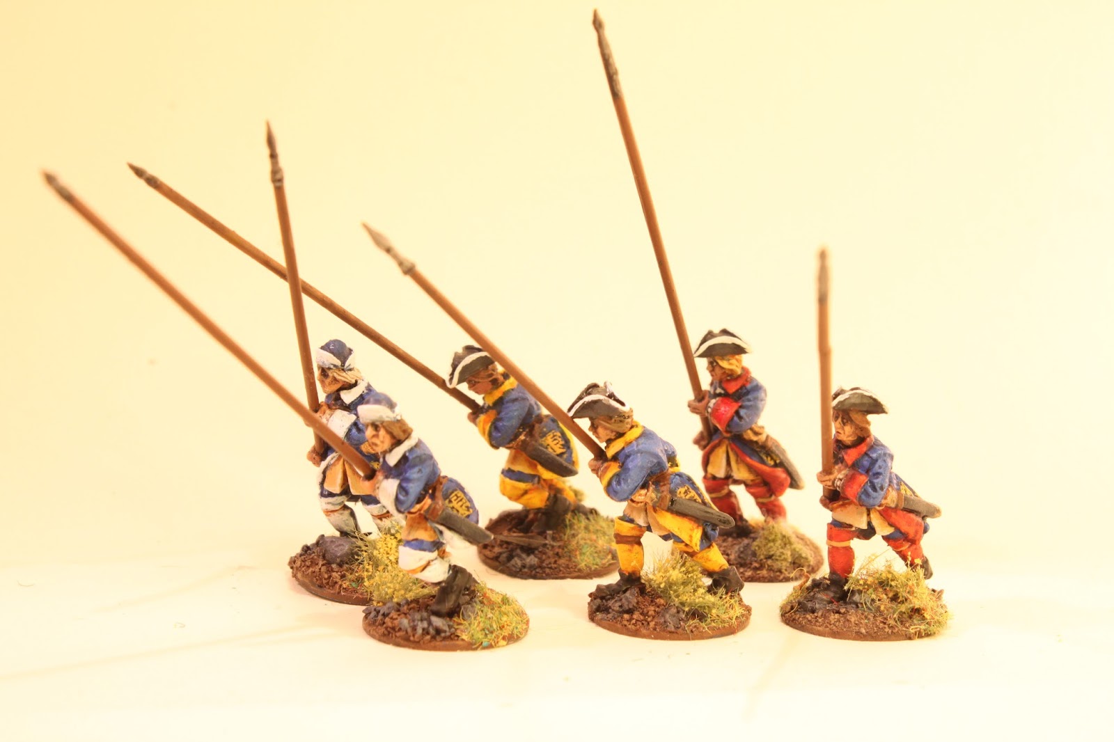 25 years of minis and counting: GNW: Six pikemen from Ebor Miniatures