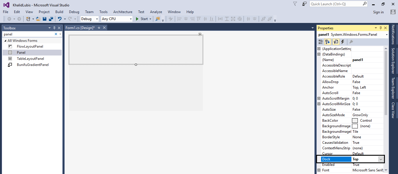 Flat Design WinForm C#/VB.Net Menggunakan Visual Studio - Pemuda Teknologi