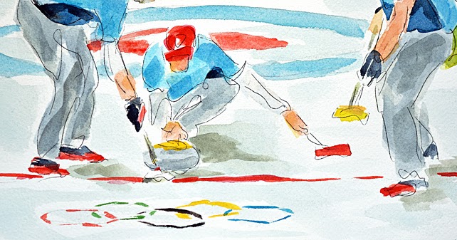 The Art of Bruce: Olympic Curling in Search of Gold