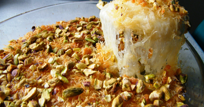 KNAFEH AL ESTILO EGIPCIO (knife, kunafeh, kunafah, kunafa kunefe, knafe, konafah e knafeh)