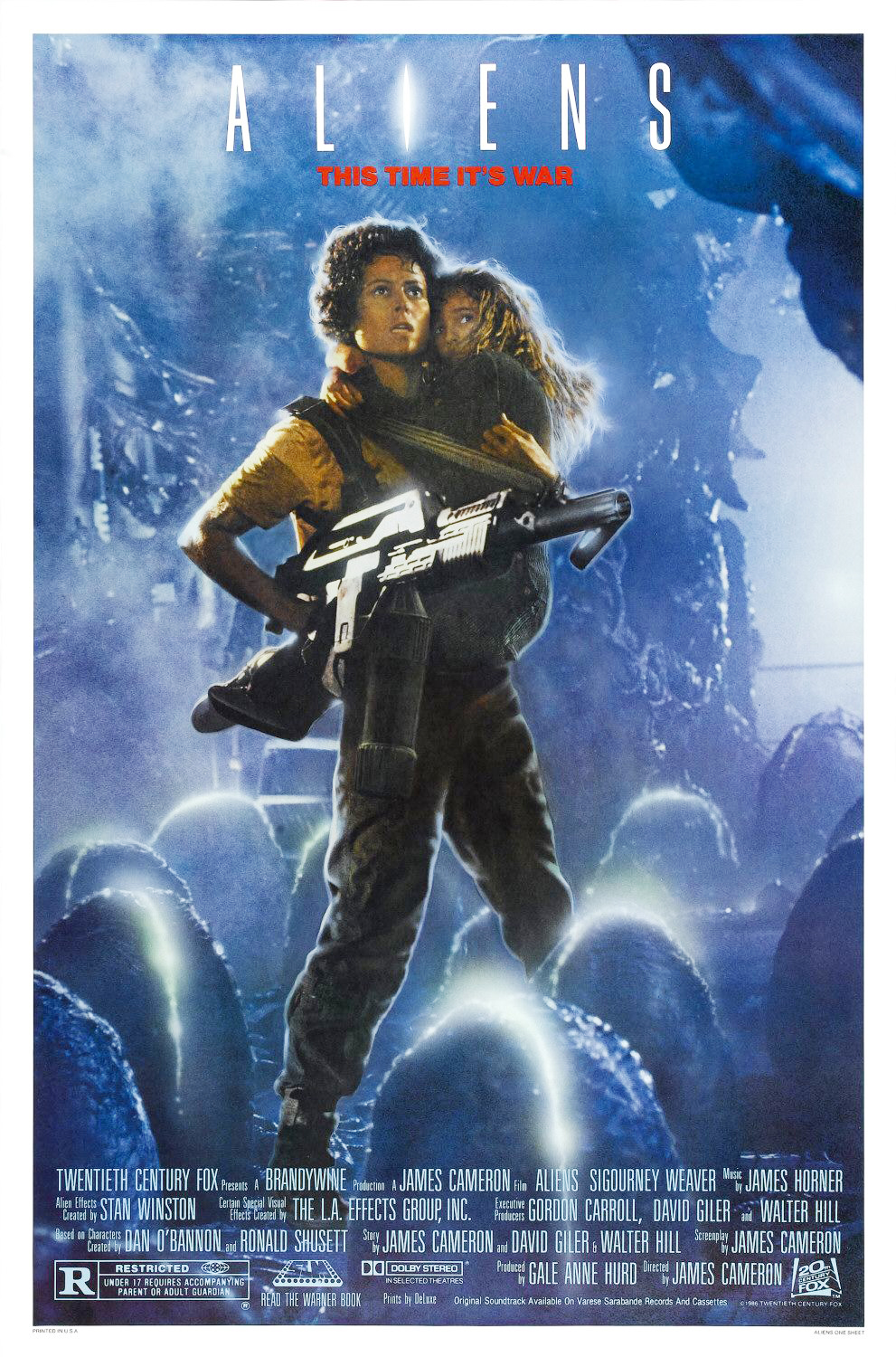 The Geeky Nerfherder: Movie Poster Art: Aliens (1986)