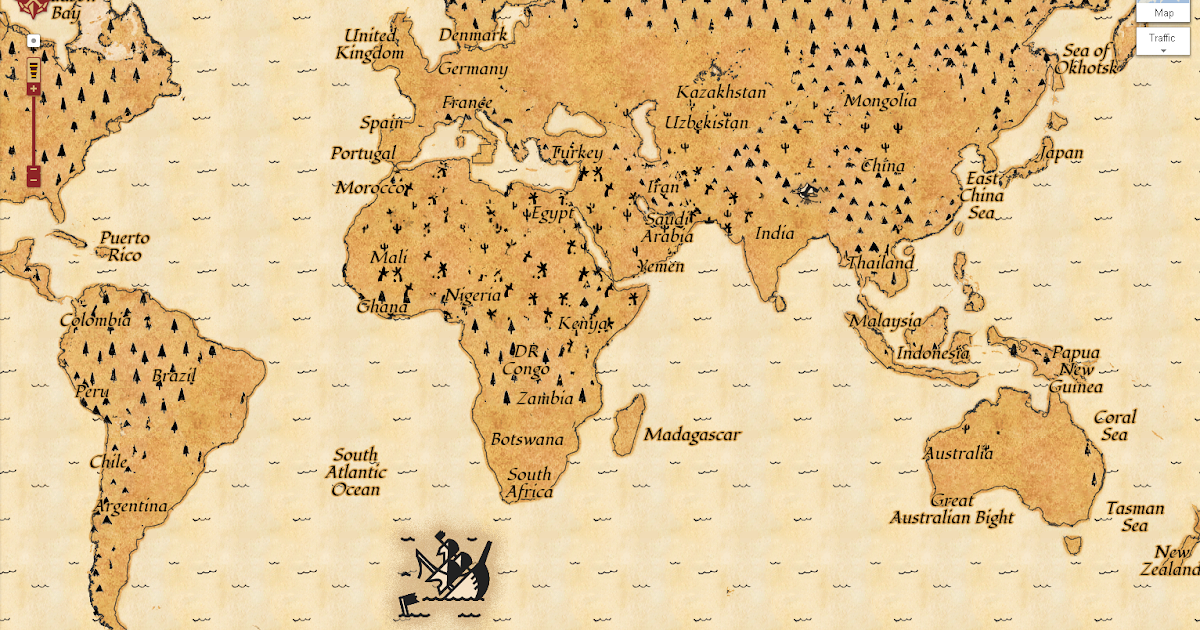 The Book Tripper: April Fool's Map