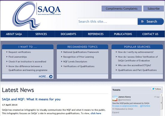 The Skills Handbook Blog: SAQA's new NQFpedia - helping you navigate ...