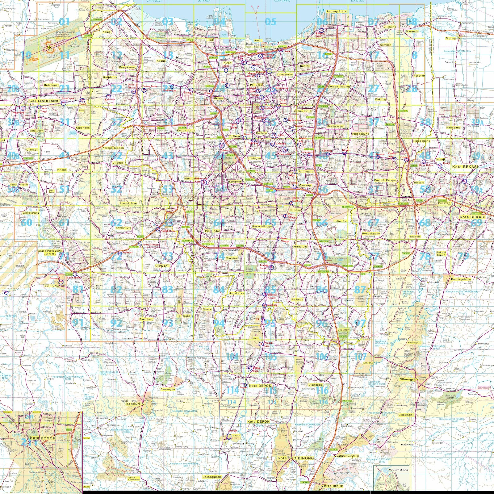 INFO JAKARTA: PETA LOKASI STASIUN DAN JALUR KERETA API DI JAKARTA