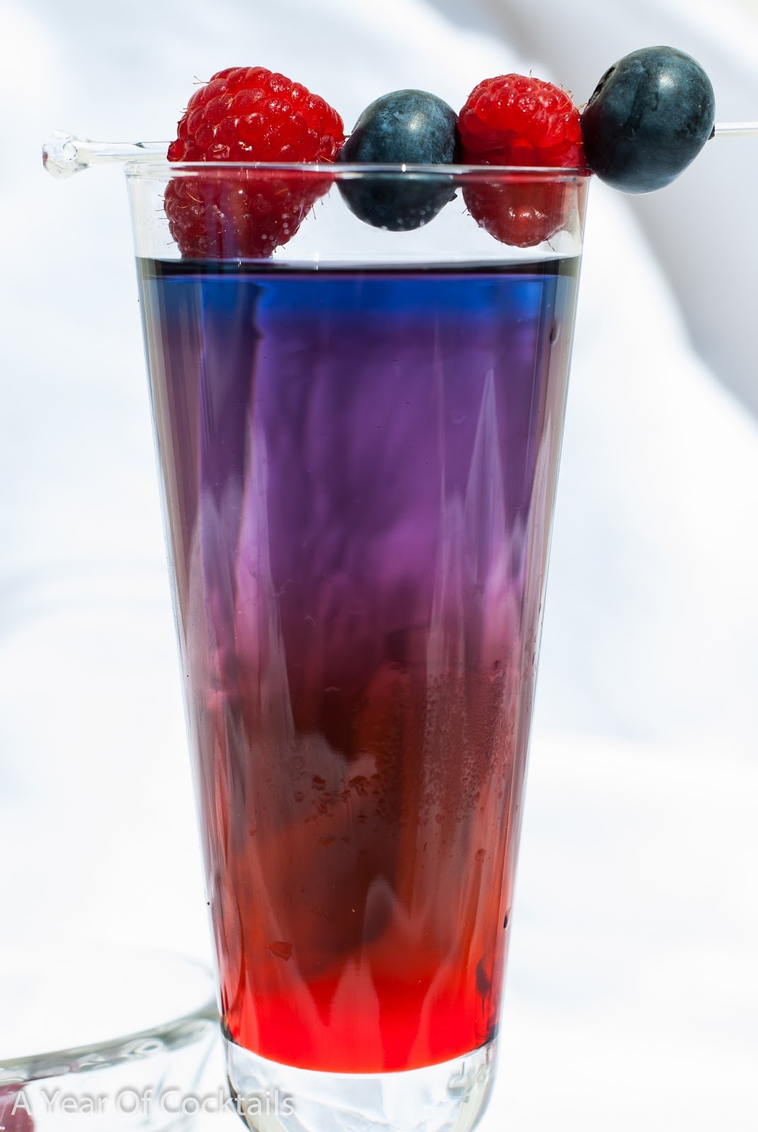 Patriotic Berry Fizz - A Year of Cocktails