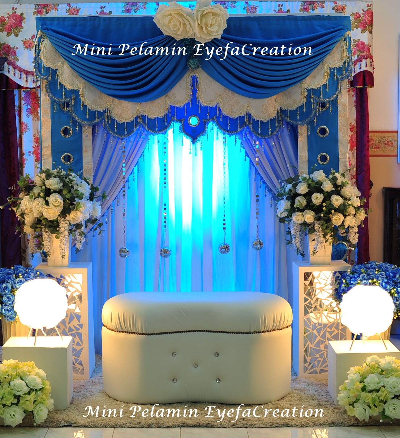 Mini Pelamin EyefaCreation: Mini Pelamin Set Biru
