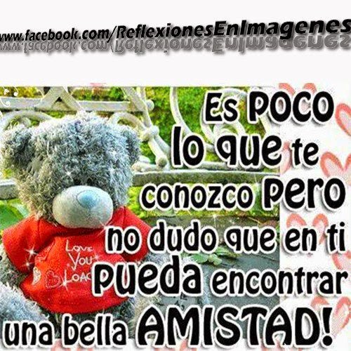 Imagenes lindas con frases tiernas de amistad | Imagenes de amor bonitas
