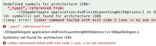 プログラミング雑記: Undefined symbols for architecture i386 プログラミング雑記: Undefined symbols for architecture i386