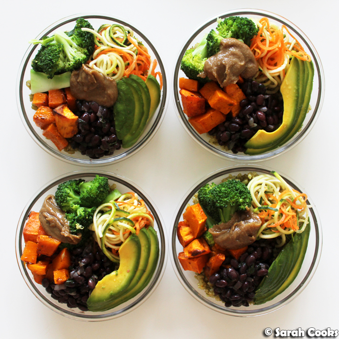 Sarah Cooks: Meal Prep Monday: Vegan Green Rice Burrito Bowl