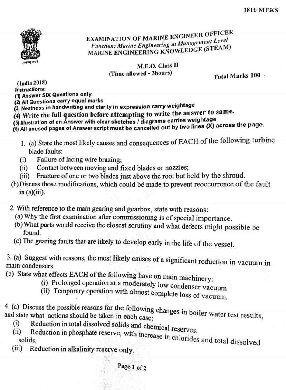 Steam 💨- MEO Class 2 Papers