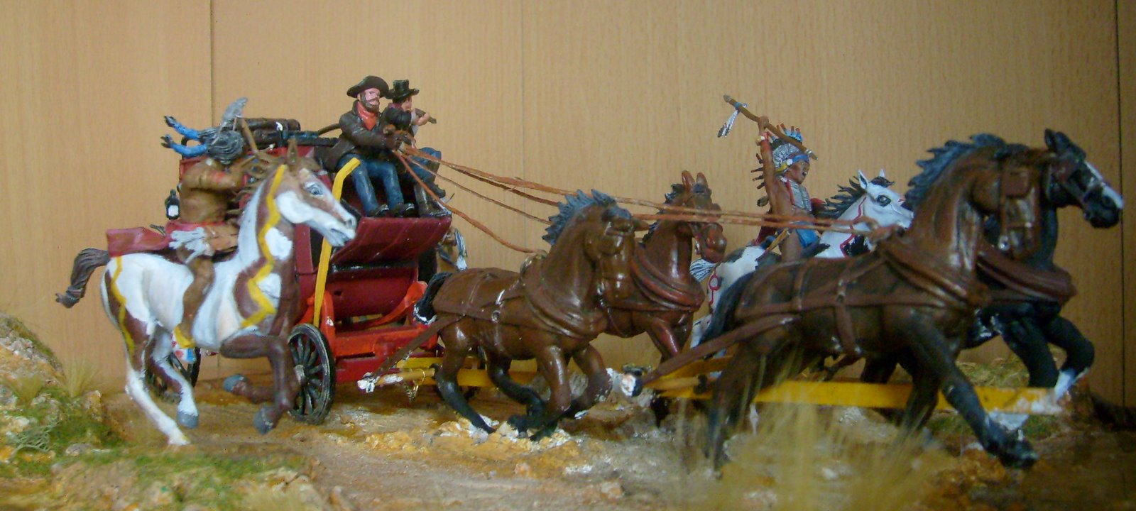 Mundo de miniaturas y dioramas: La diligencia (The Stagecoach)