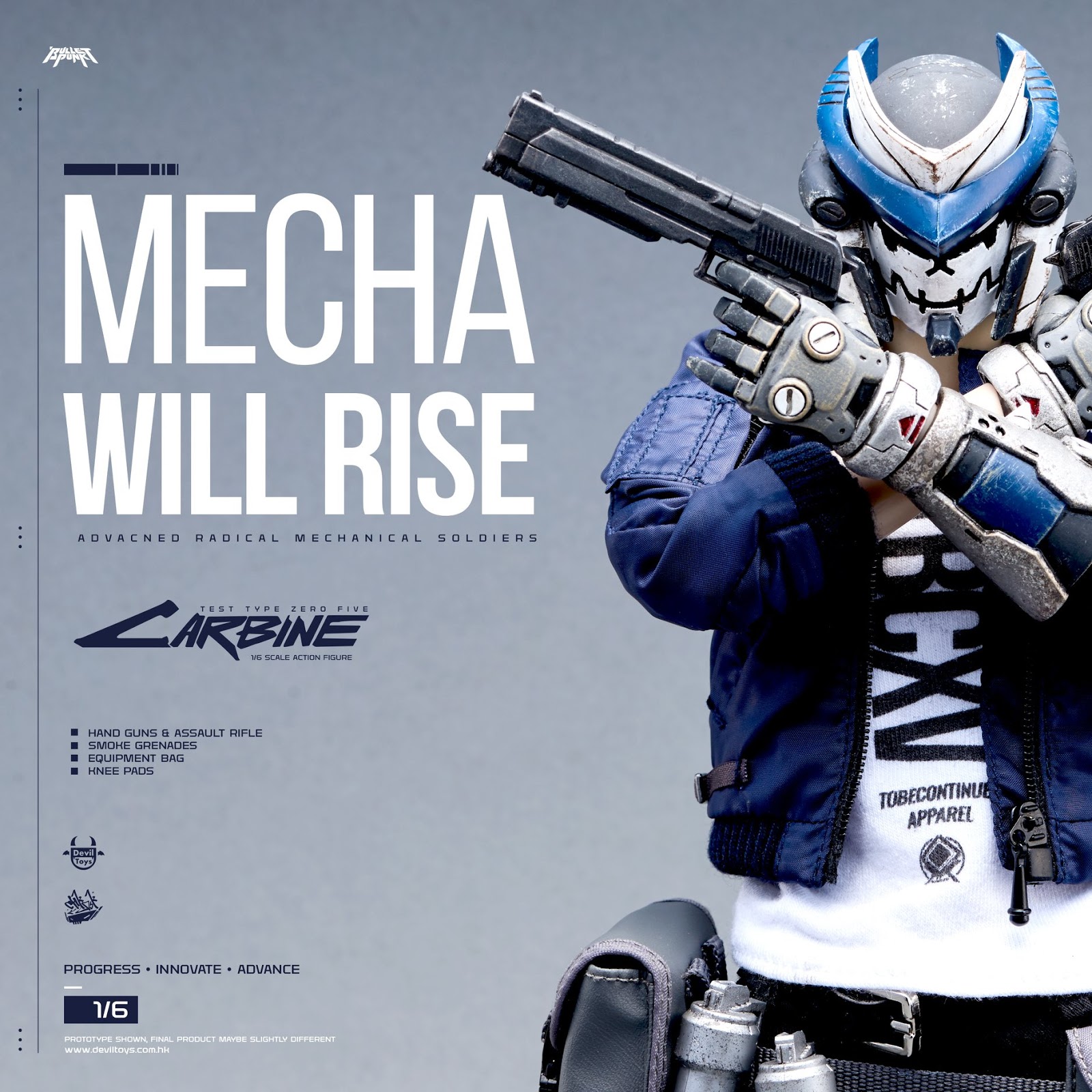 toyhaven: Mecha Will Rise! Devil Toys presents 1/6th scale Carbine and ...