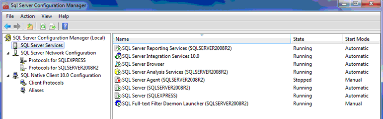 SQLCache: Configuration Manager