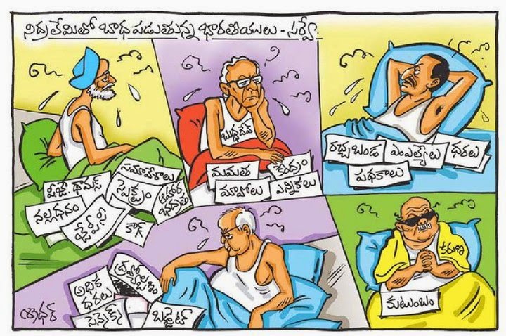 Collection of Eenadu Sridhar Cartoons-Telugu Cartoonist Sridhar-Eenaadu ...