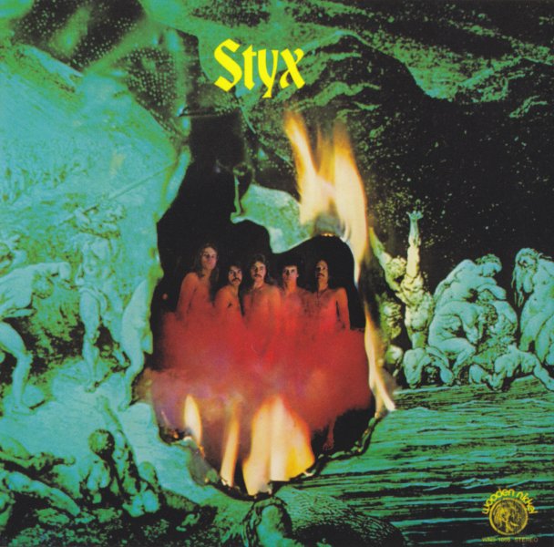 Blogonomicon: Comparison of Styx album covers - the Wooden Nickel era