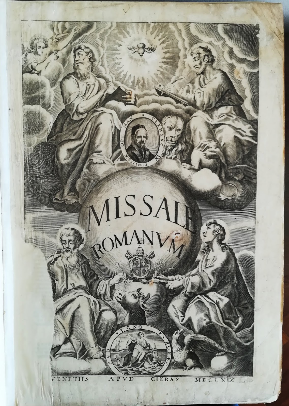 MIissale romanum / Missæ propriæ Sanctorum / Missæ et orationes ad usum ...
