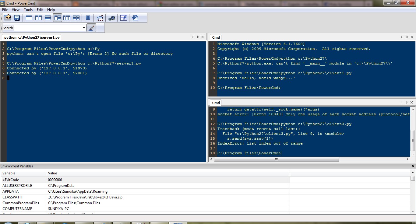 Chief Information Officer (CIO): PowerCmd (for Windows) untuk memudahkan belajar Python