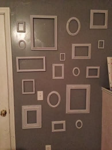 The Crafty Castle : Frame Wall with Chalk Paint