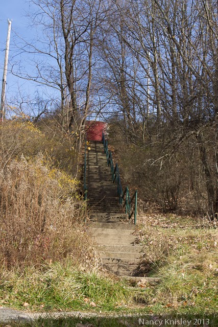 Ambridge Memories: Ambridge today: Pool steps