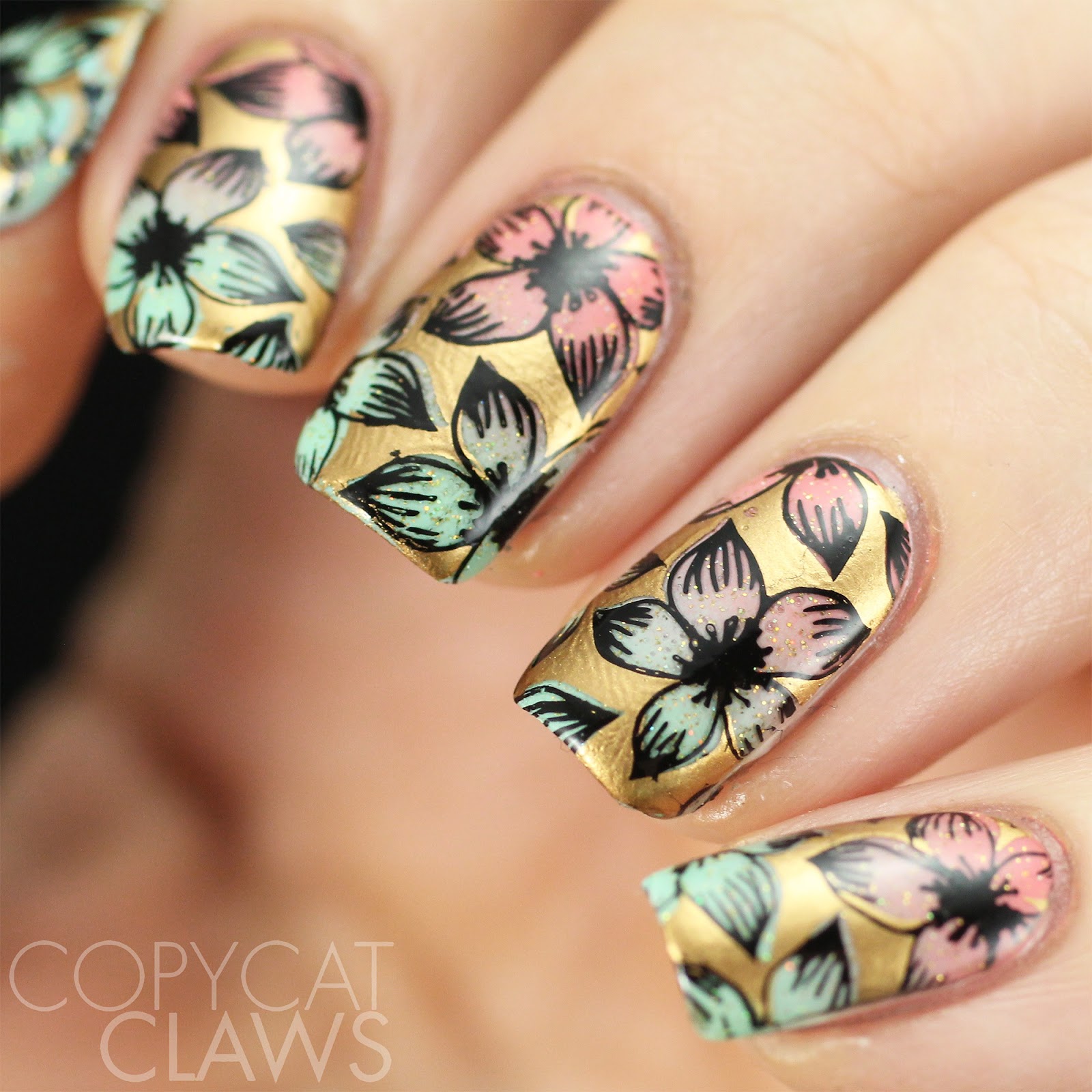 Copycat Claws: Nail Challenge Collaborative - Spring #1