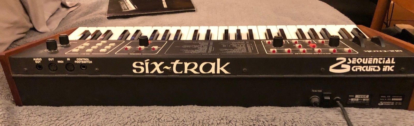 MATRIXSYNTH: Sequential Circuits Six-Trak Analogue Synthesizer with ...