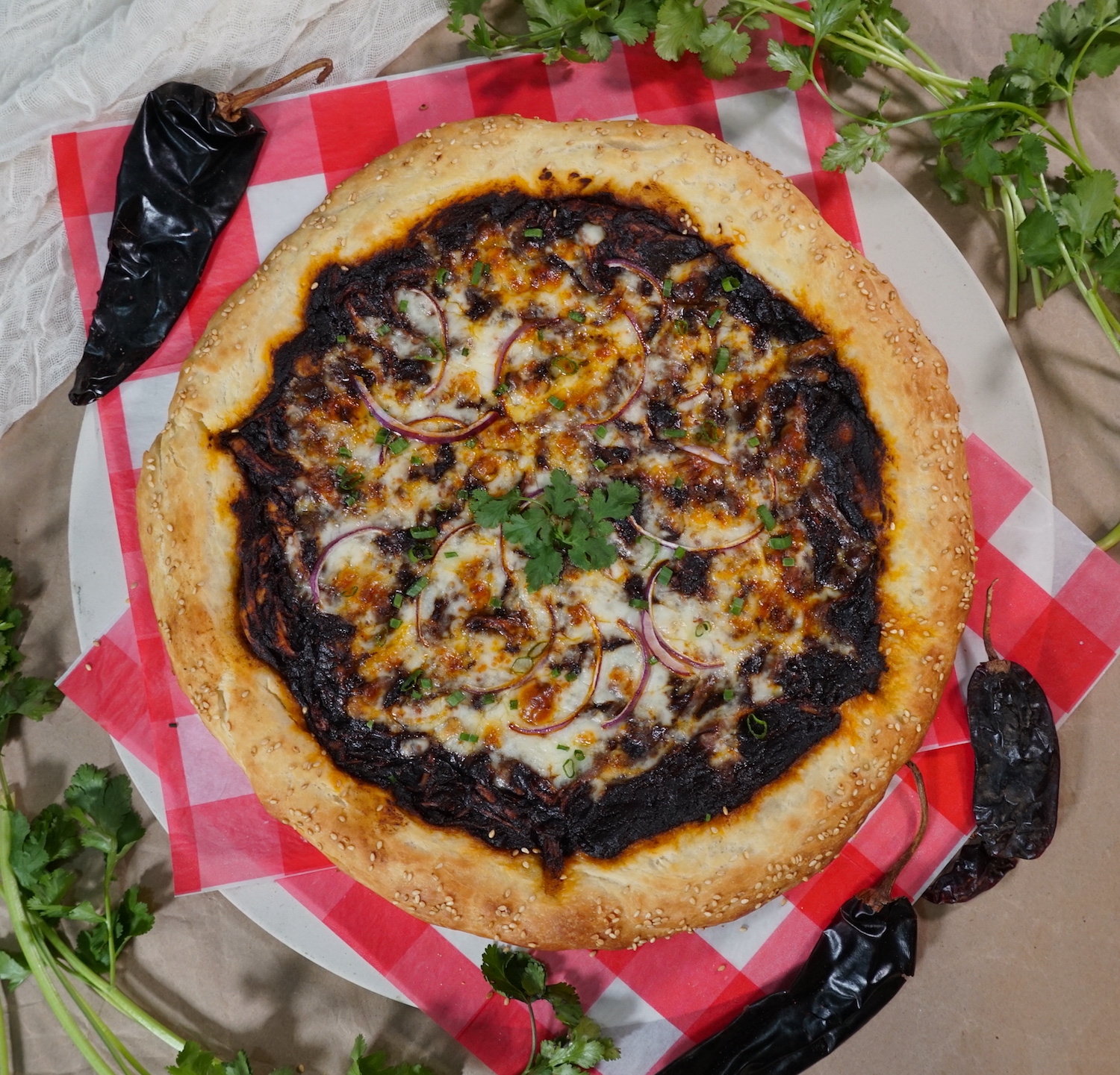 Pizza de Mole - Mi Cocina Rápida