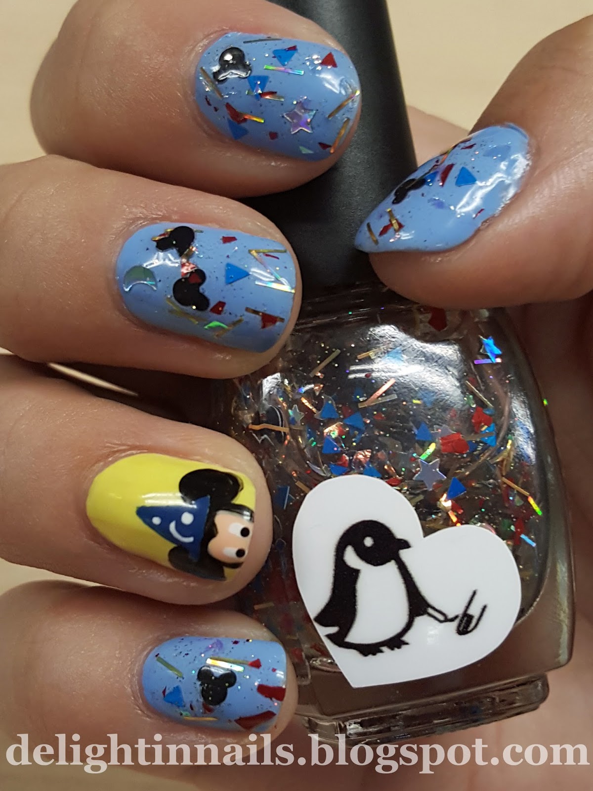 Delight In Nails: Mickey Mouse Nail Art with Creative Cuticles Of Mice ...