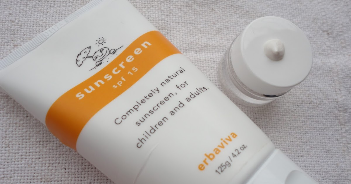 TANTAS PLANTAS: Resenha: filtro solar Childrens Sunscreen, da Erbaviva ...