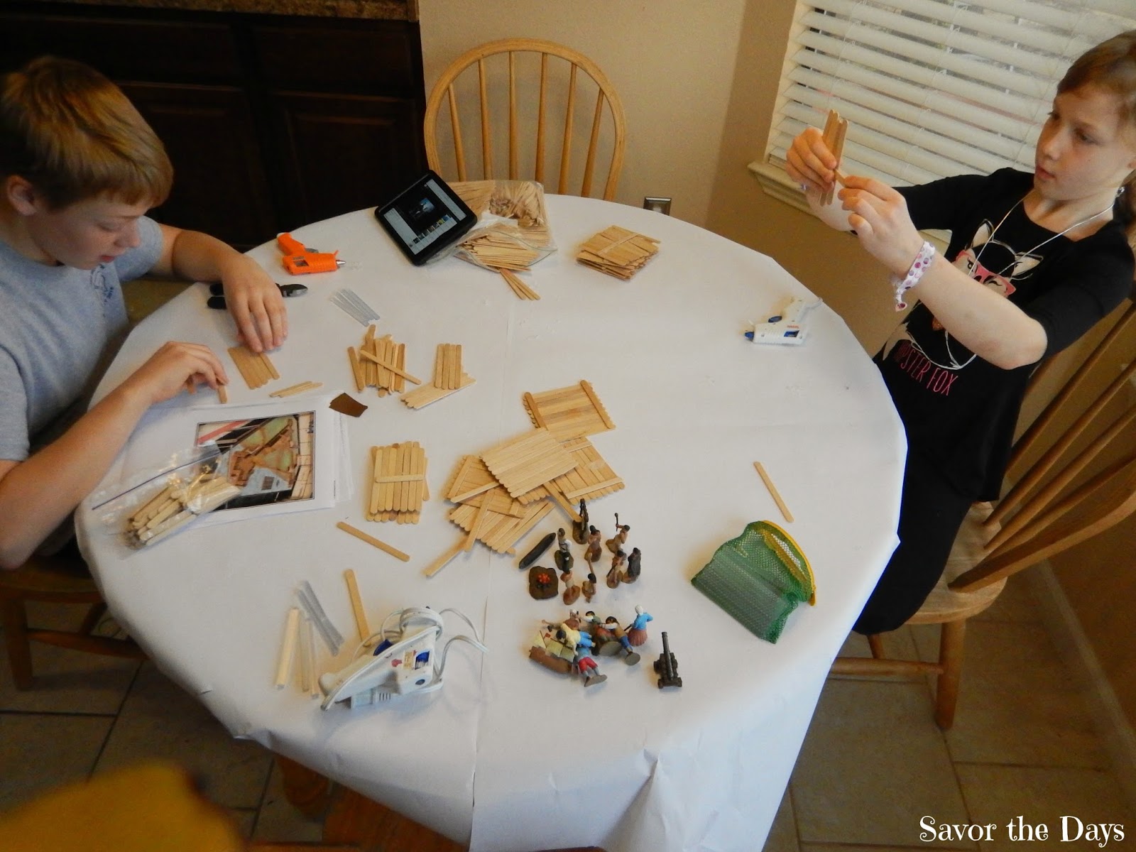 Savor The Days: Jamestown Fort {Colonial Craft}