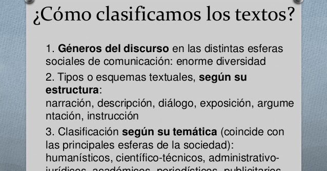 Lenguayliteraturalcántara: TIPOS DE TEXTOS Y GÉNEROS DISCURSIVOS ...