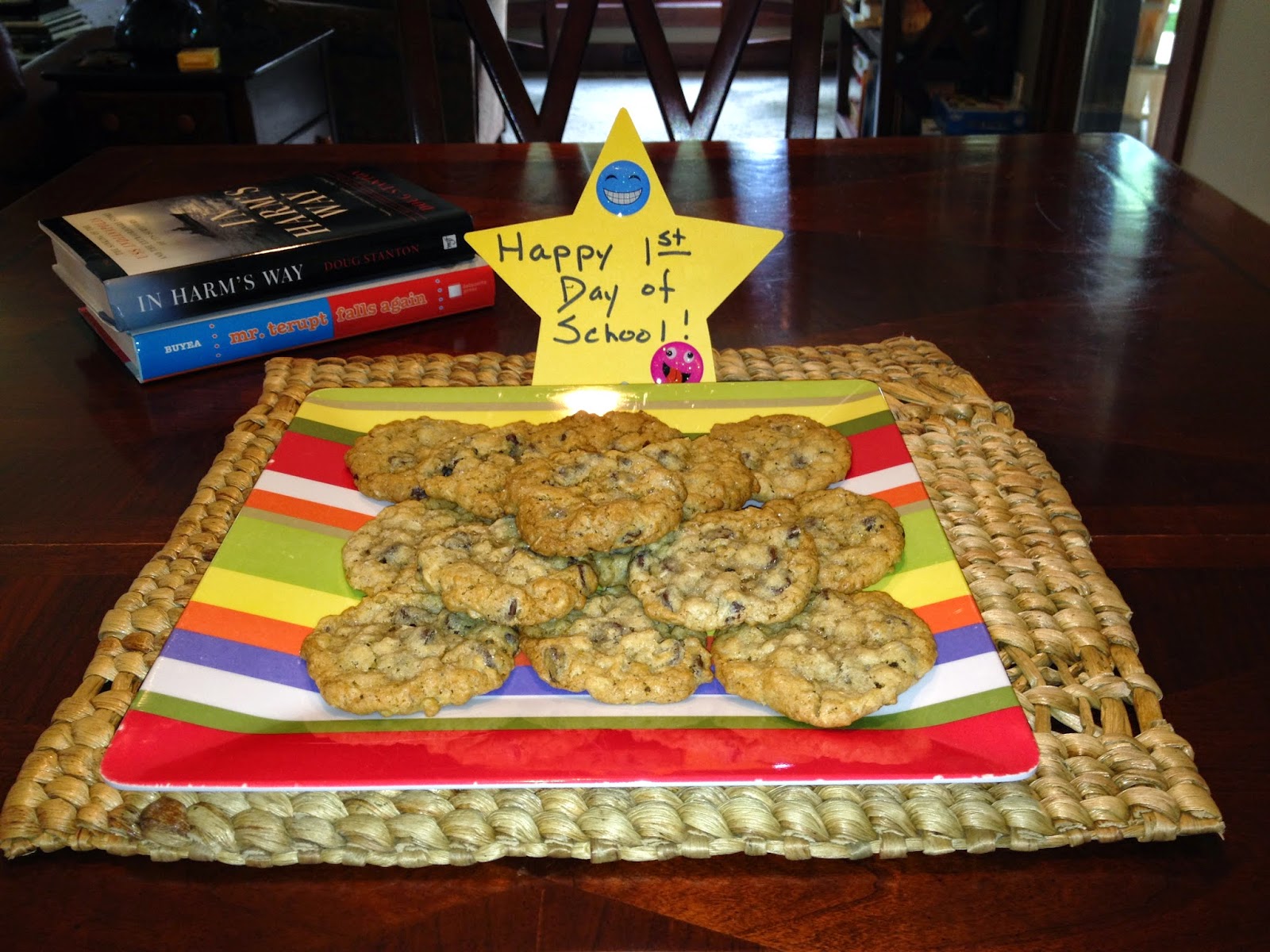 Afternoon Gourmet: First Day of School Cookies