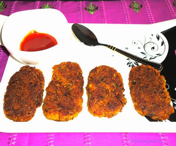 Vidya's Recipes: Vegetable cutlet recipe - How to make veg cutlet