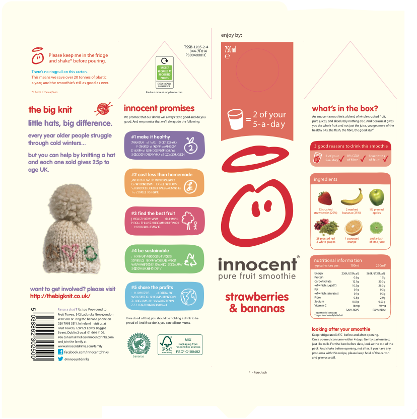 Extended Practice : Innocent Drinks// Packaging Revisit