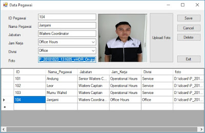 Membuat Aplikasi Data Pegawai dengan VB.NET