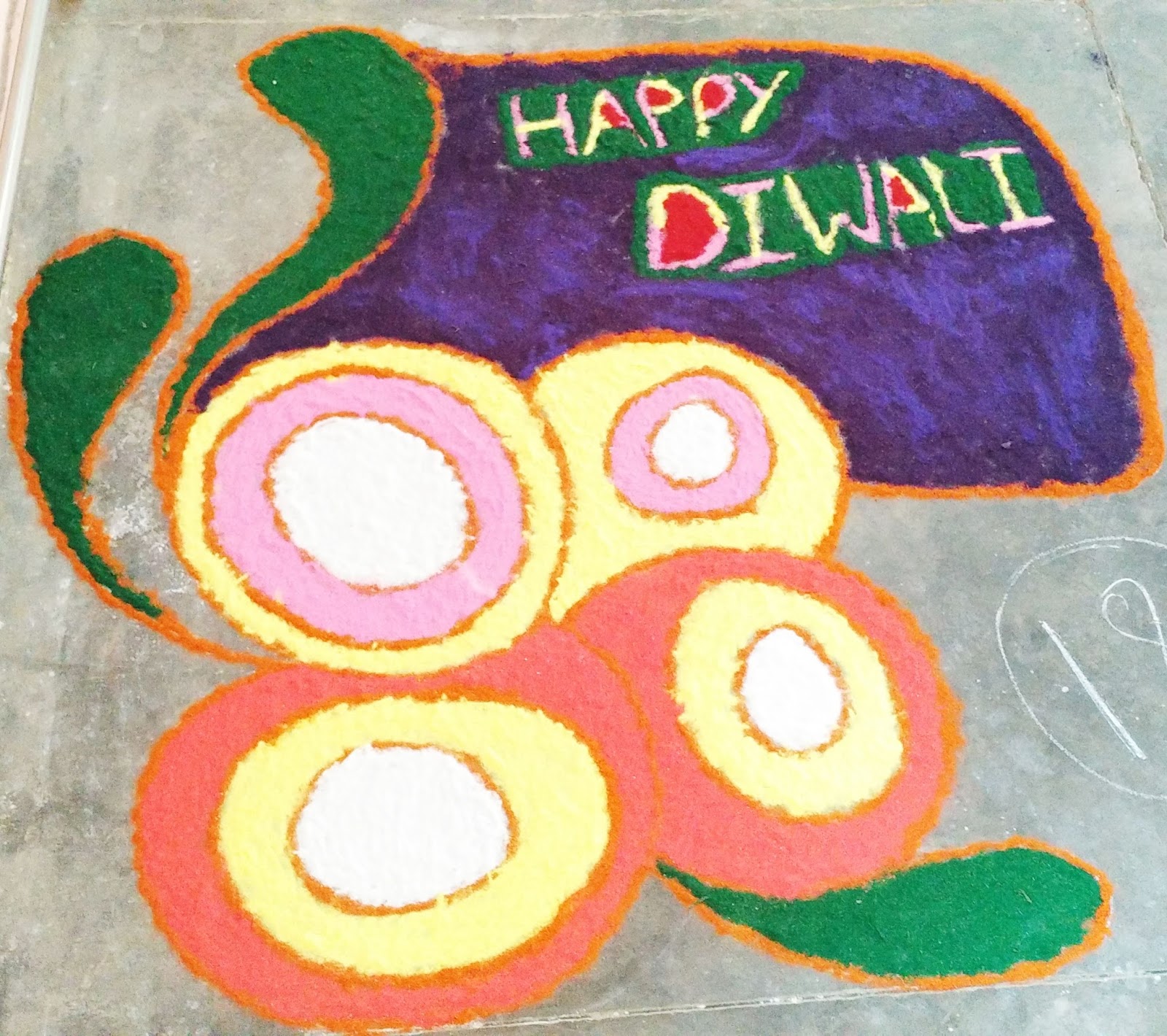 Diwali Rangoli | Deepawali Rangoli Design | Rangoli by kids for ...