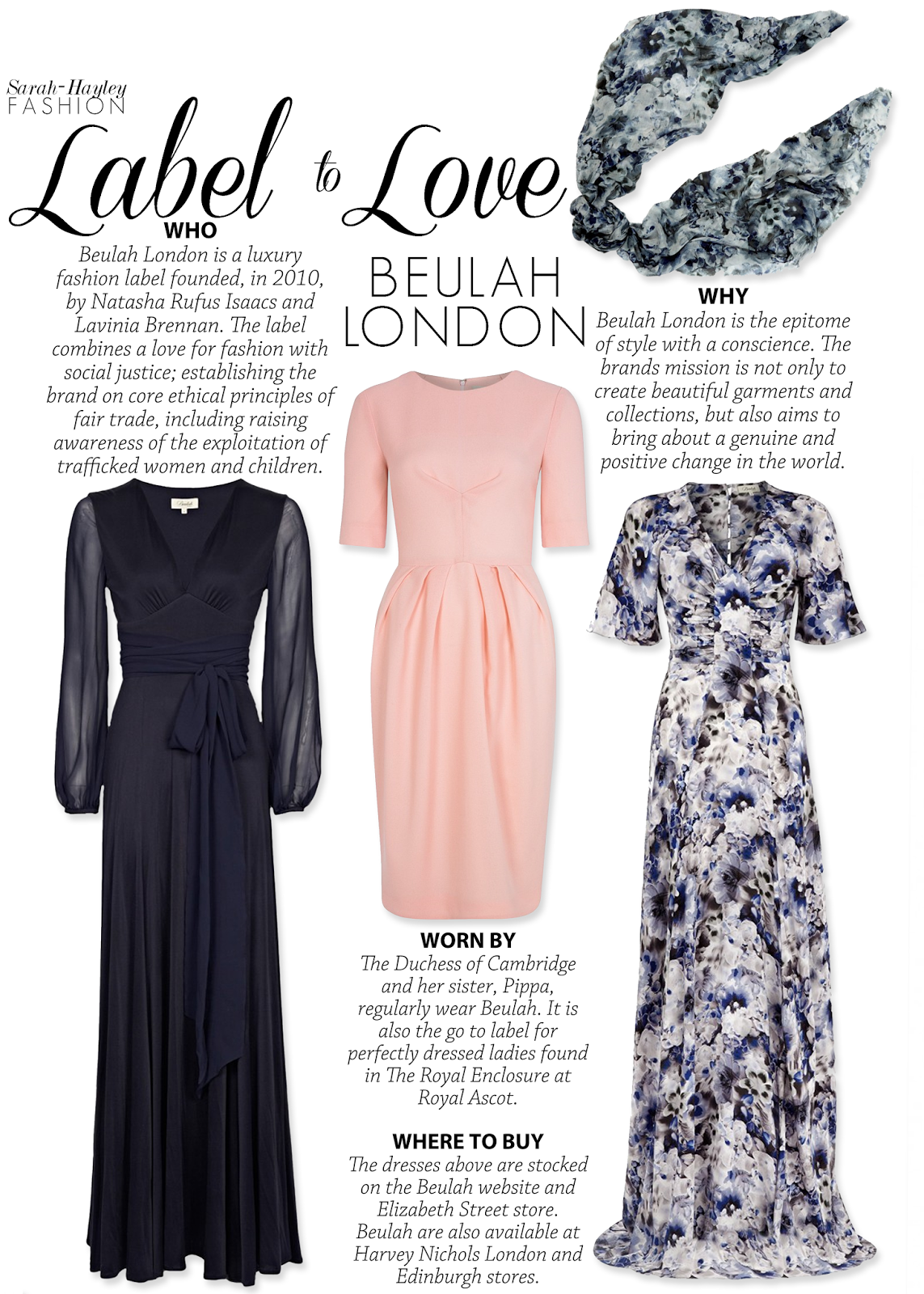 Label to Love - Beulah London: Style with a Conscience - by Sarah ...