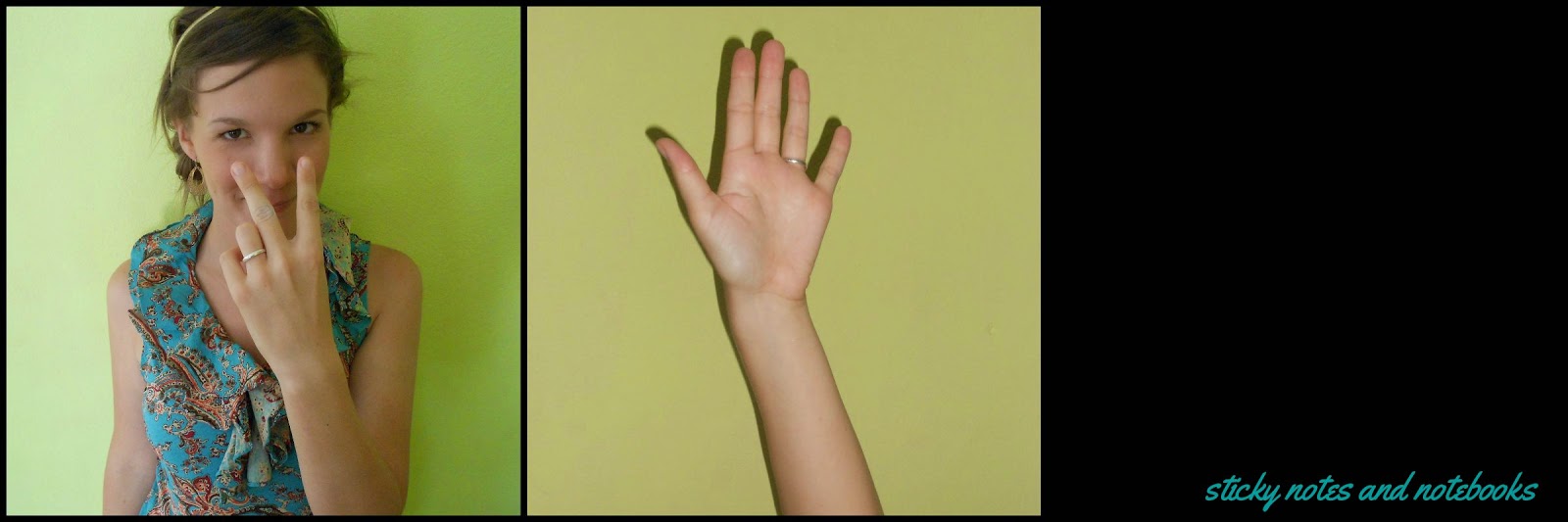 sticky notes and notebooks